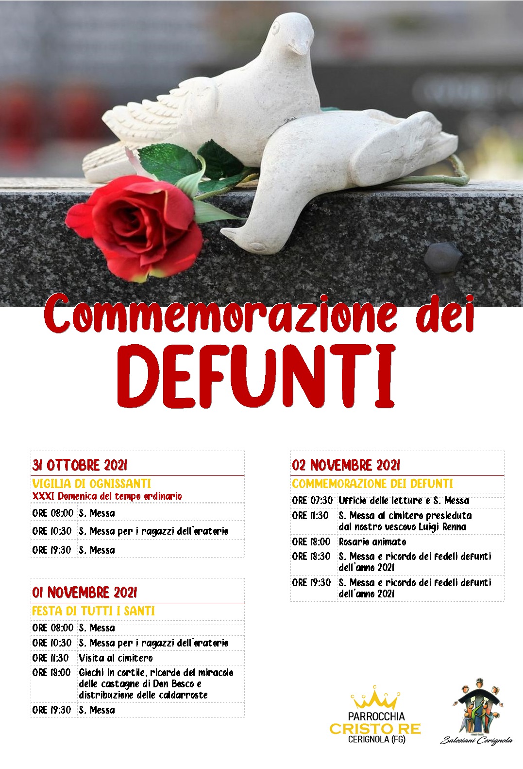 Commemorazione dei defunti - Diocesi di Cerignola - Ascoli Satriano
